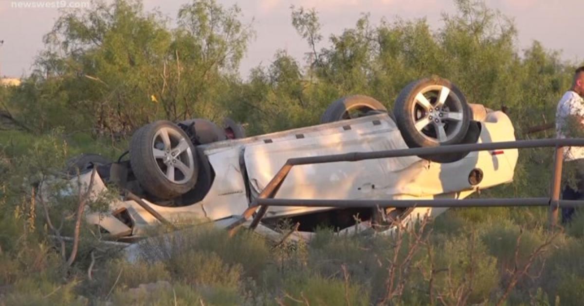 High Speed Chase Ends In Rollover Crash